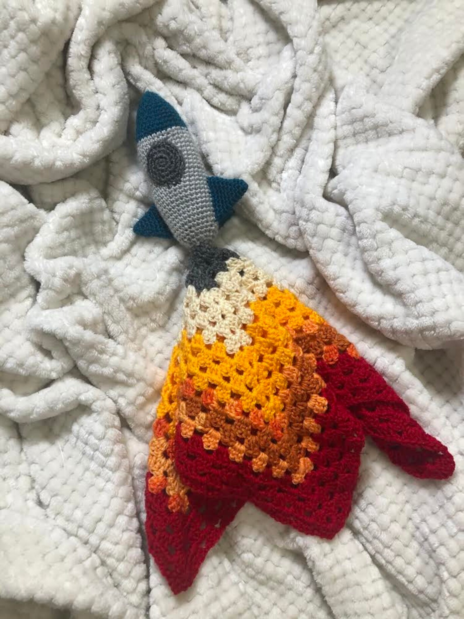 Rocketship Lovey Crochet Pattern//rocketship Amigurumi//baby - Etsy