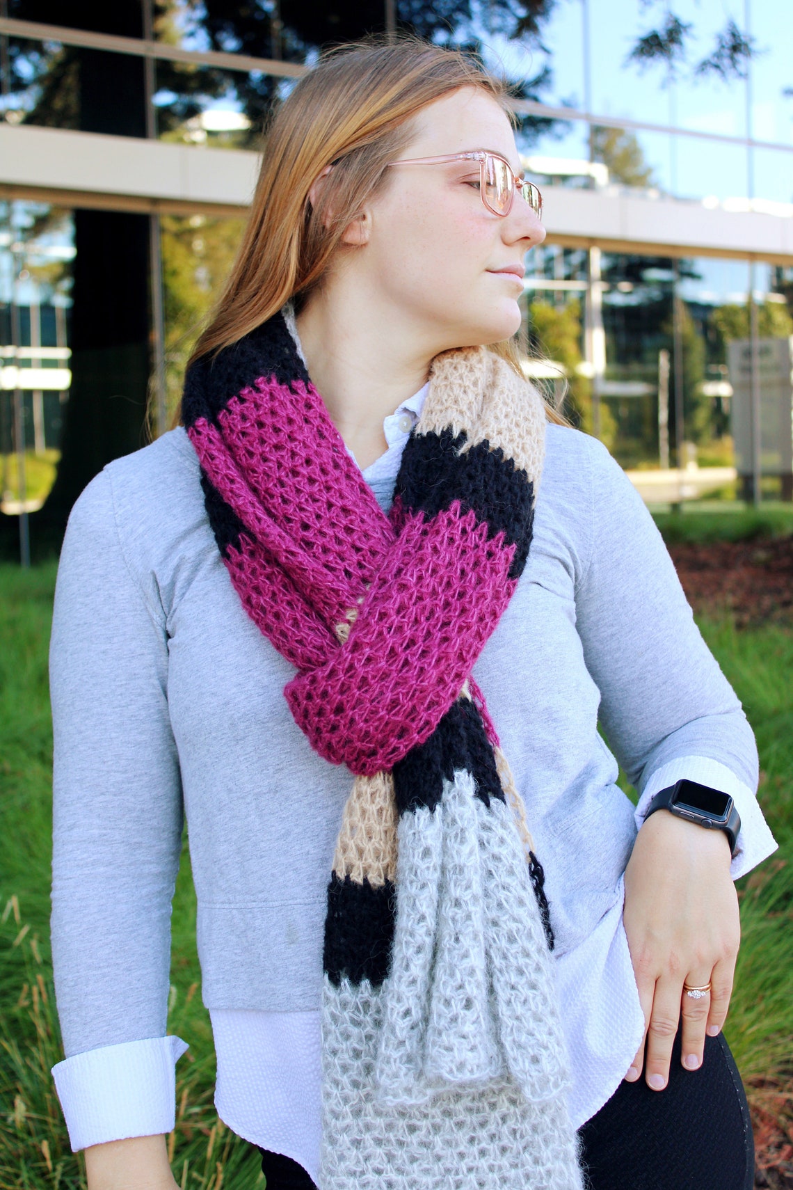 Crochet Pattern Wrap// Crochet Scarf Pattern// Shawl Crochet | Etsy