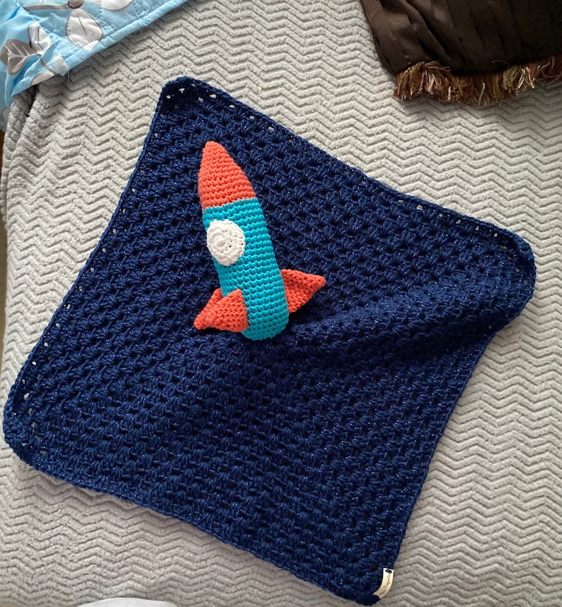 Rocketship Lovey Crochet Pattern//rocketship Amigurumi//baby - Etsy