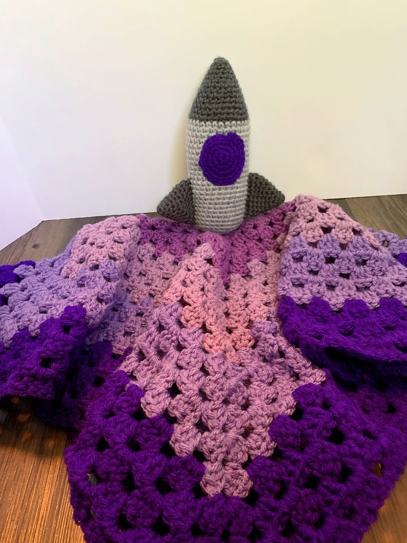 Rocketship Lovey Crochet Pattern//rocketship Amigurumi//baby - Etsy