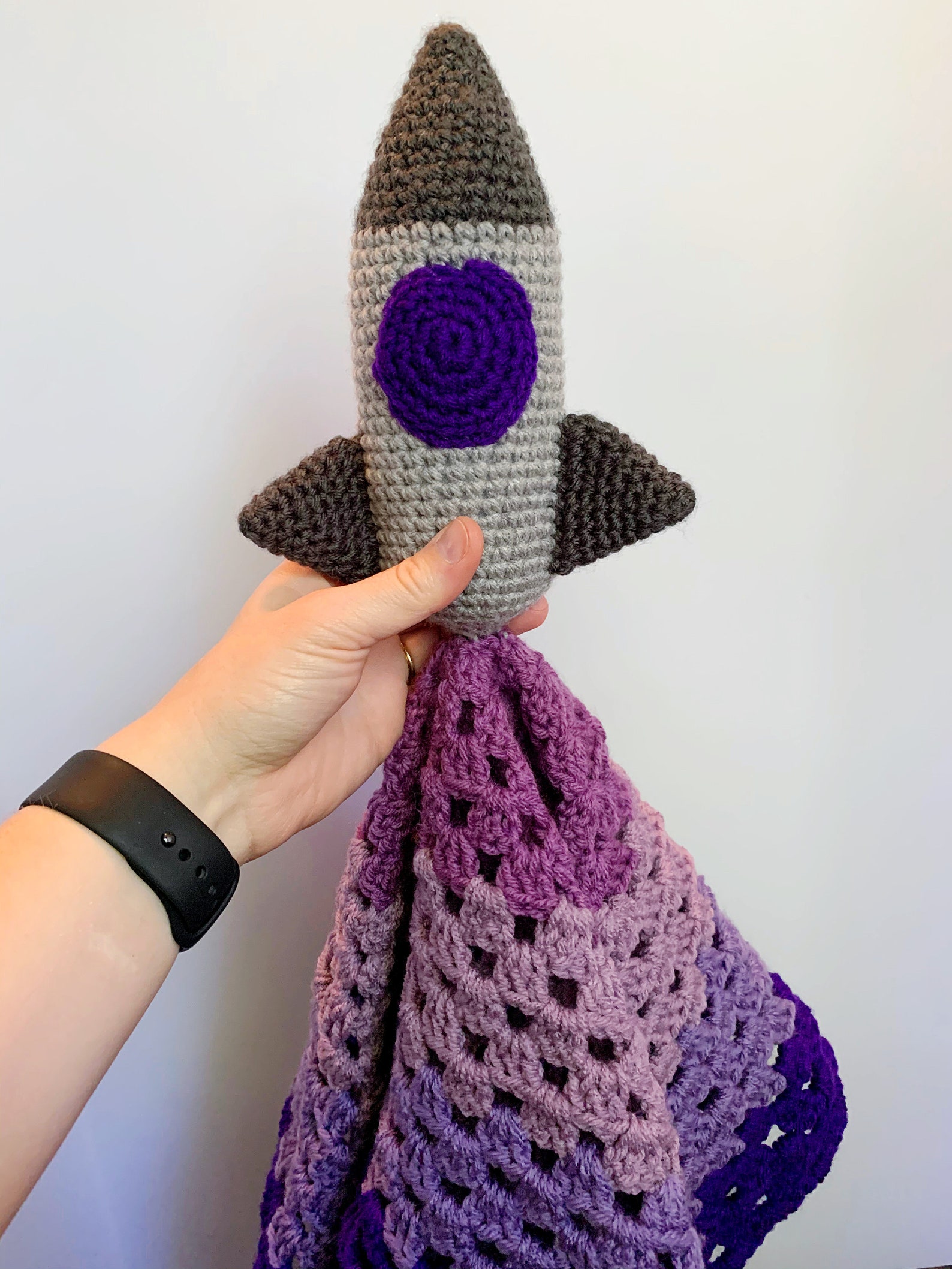 Rocketship Lovey Crochet Pattern//rocketship Amigurumi//baby - Etsy