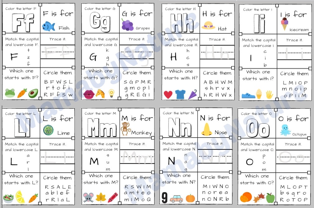 Workbook Alphabet Worksheet Preschool Printable Kindergarten Worksheets ...