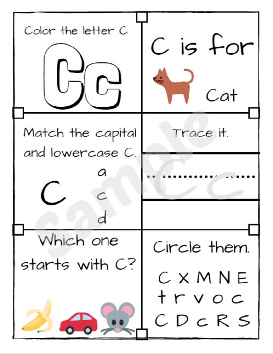 Workbook Alphabet Worksheet Preschool Printable Kindergarten Worksheets ...