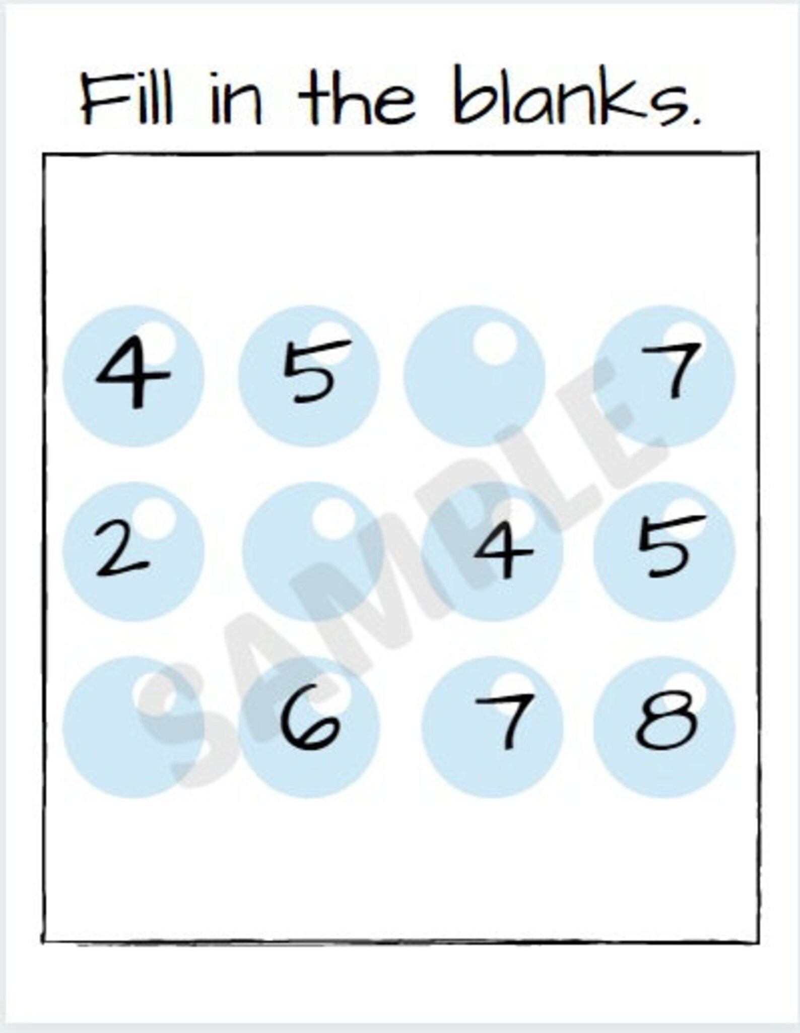 Number Worksheets | Preschool Workbook | Kindergarten Printables ...