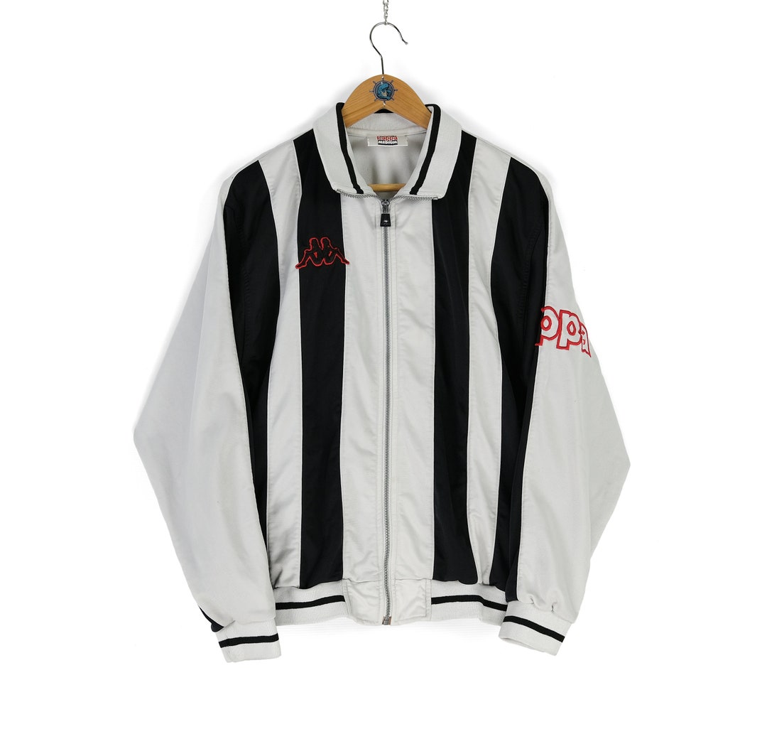 Vintage Men's KAPPA Side Logo Striped Track Jacket Size M Retro Italy ...