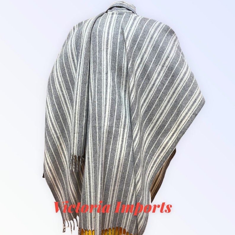 Aztec Poncho, Traditional Poncho, Pattern Poncho. Lana/wool Capa Fina ...