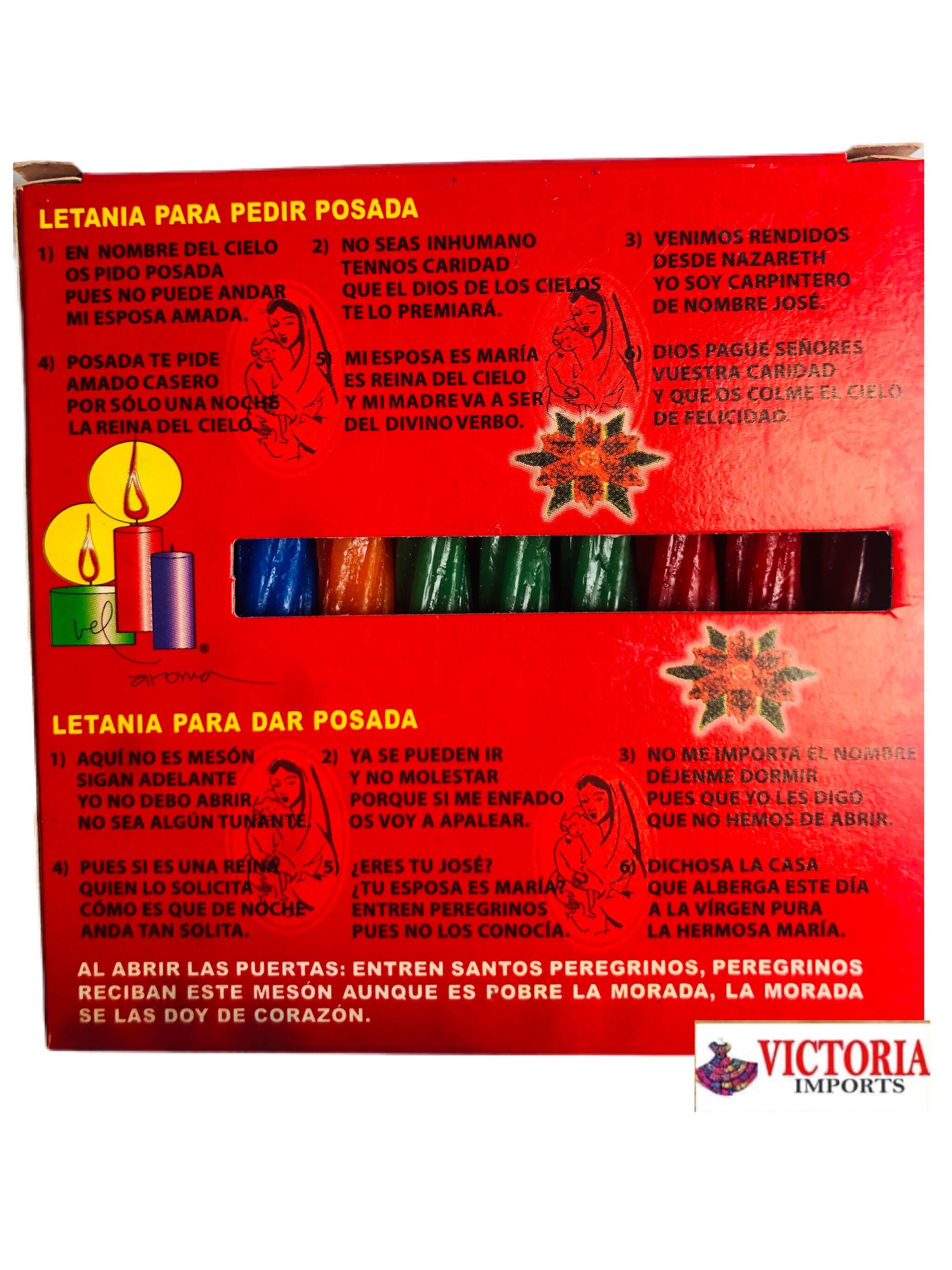 Candle, Velitas Para Posadas,letania Para Pedir Posada,velas Y ...