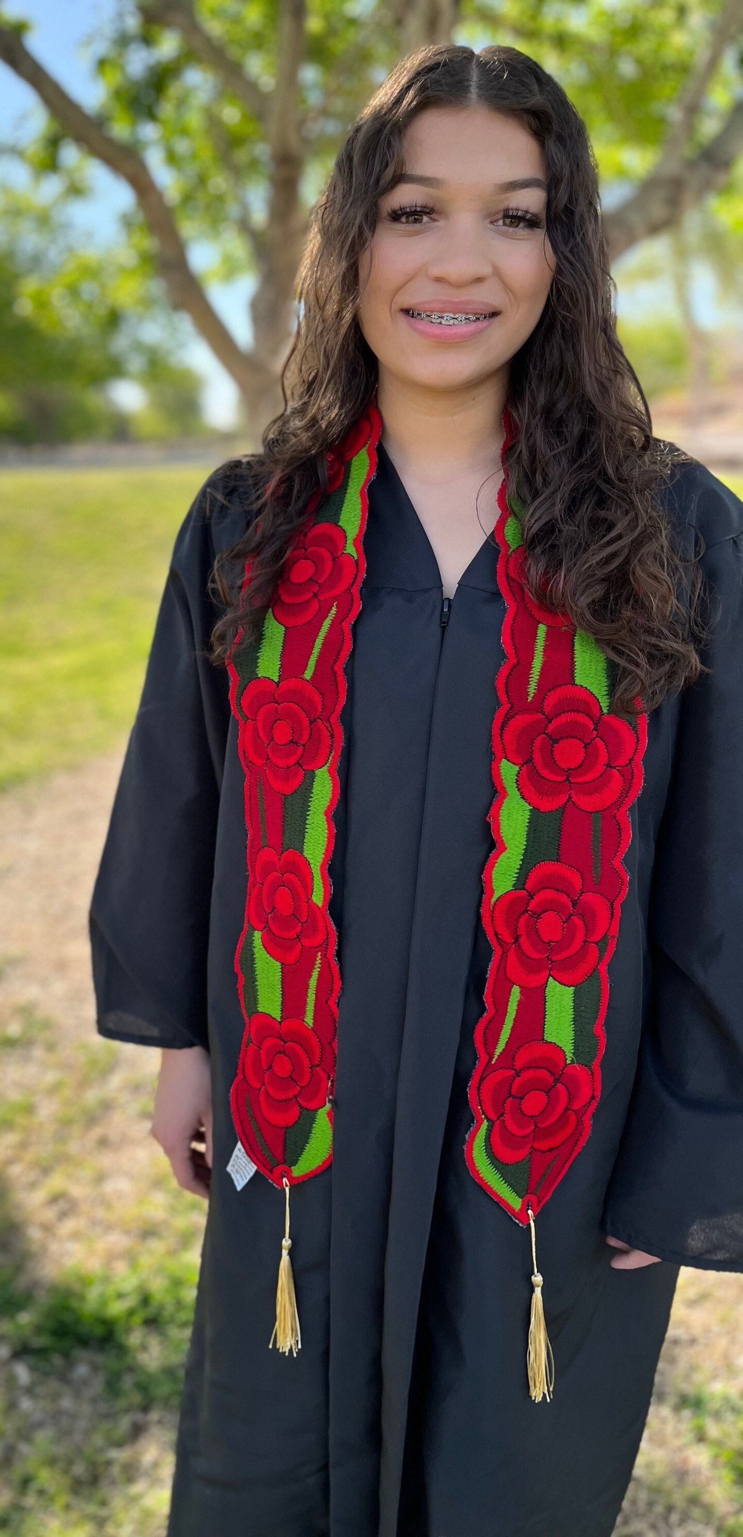 Embroidered Flowers /graduation Sash / Estola Bordada De - Etsy