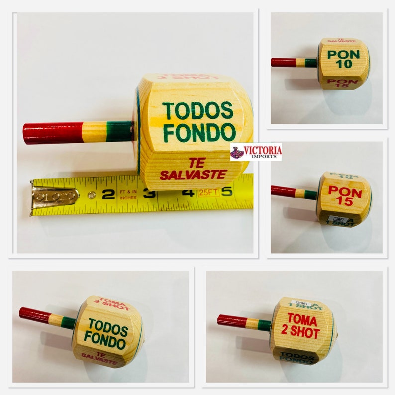 Tomatodo Jumbo , Pirinola Grande ,mexican Toy, Juguete Mexicano ...