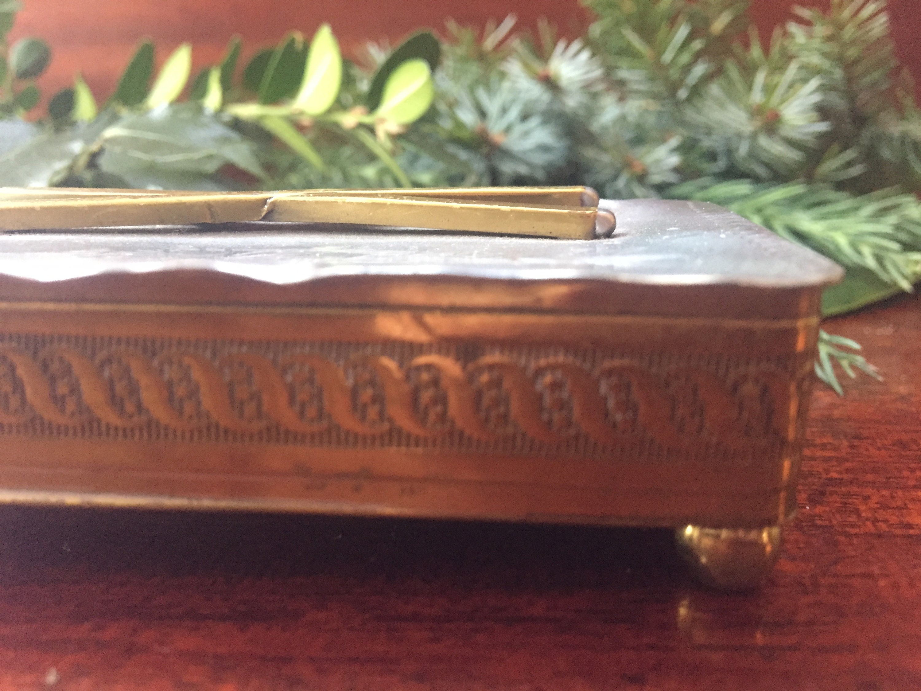 Vintage 1920s Metal Box For Large Wooden Matches For The | Etsy