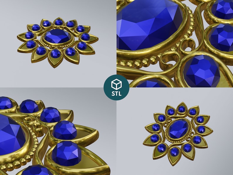 Triss Cosplay Costume Jewelry Accessories 3D File STL Jakcosplay - Etsy
