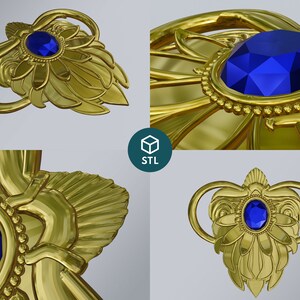 Triss - Cosplay Costume Jewelry Accessories (3D File STL) Jakcosplay - Etsy