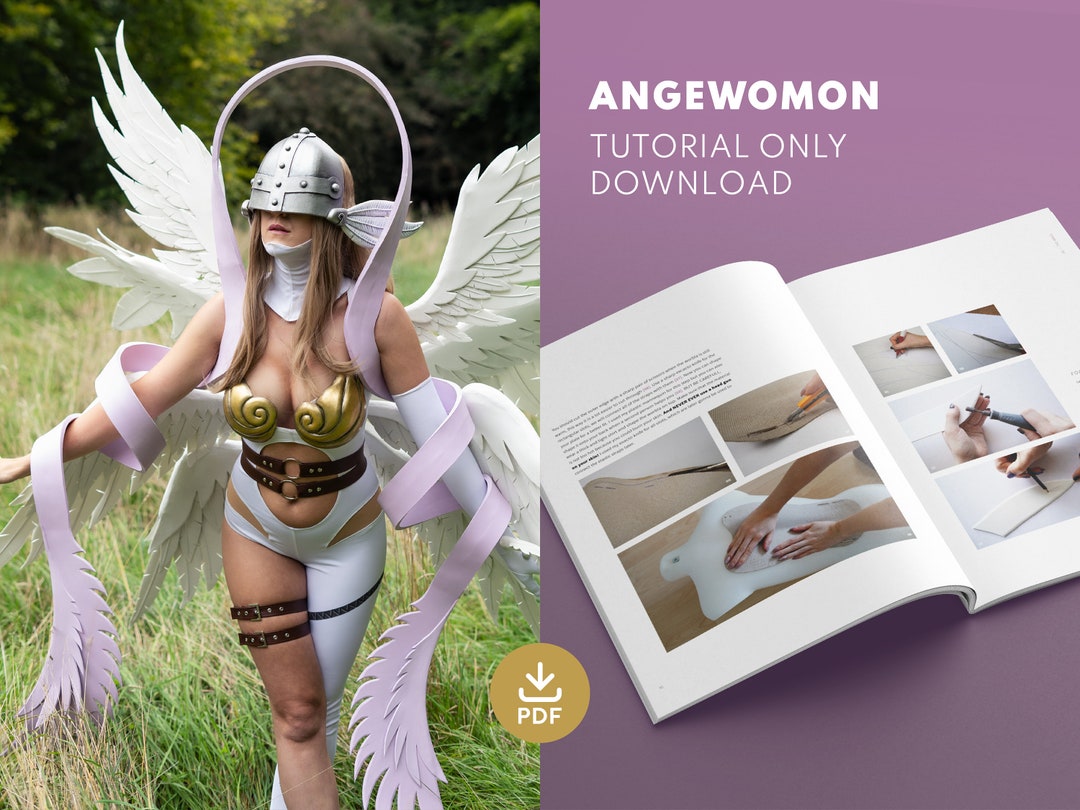 Angewomon Digimon - Cosplay Costume Tutorial E-book (digital PDF) Jakcosplay - Etsy