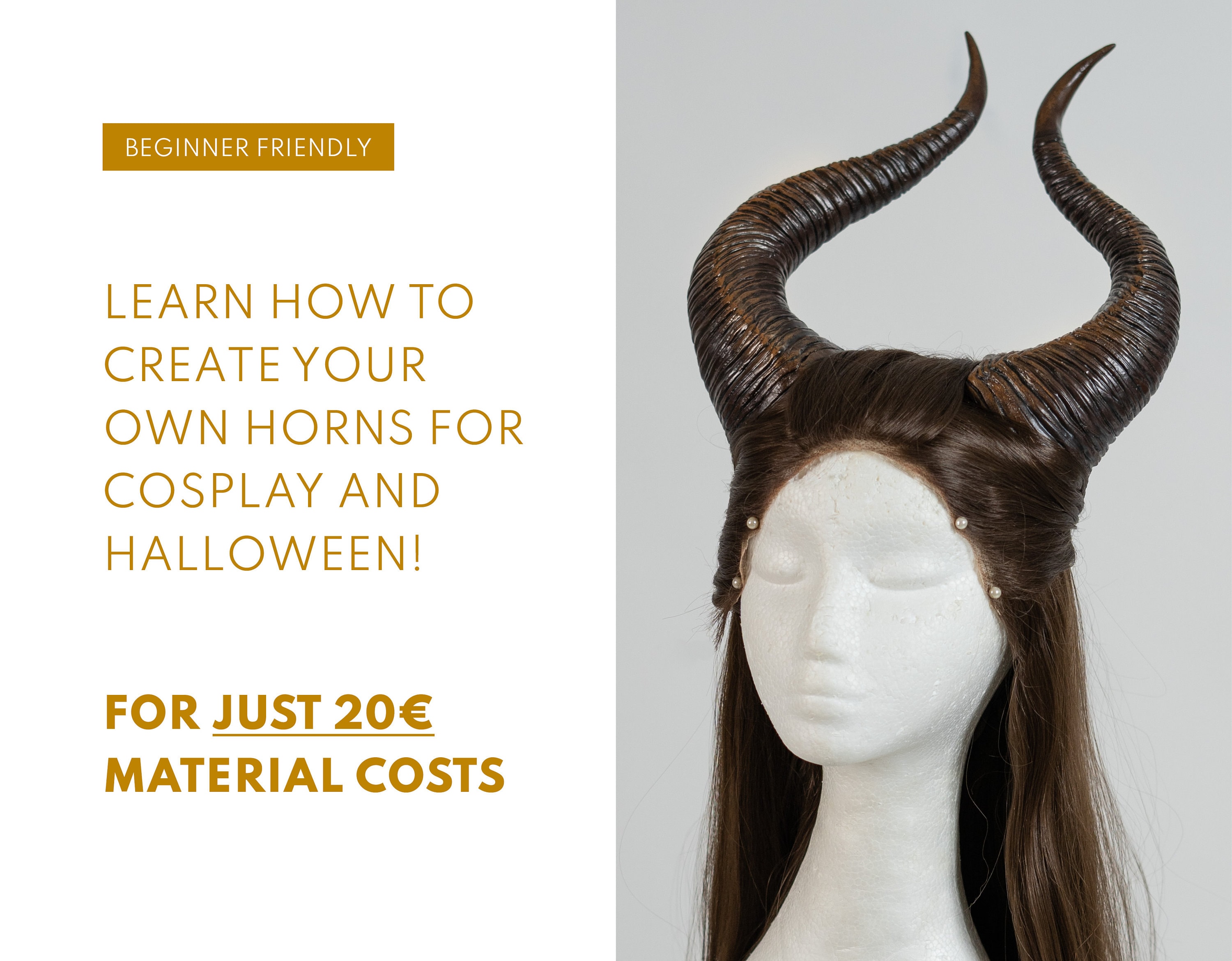 Maleficent Horns Tutorial
