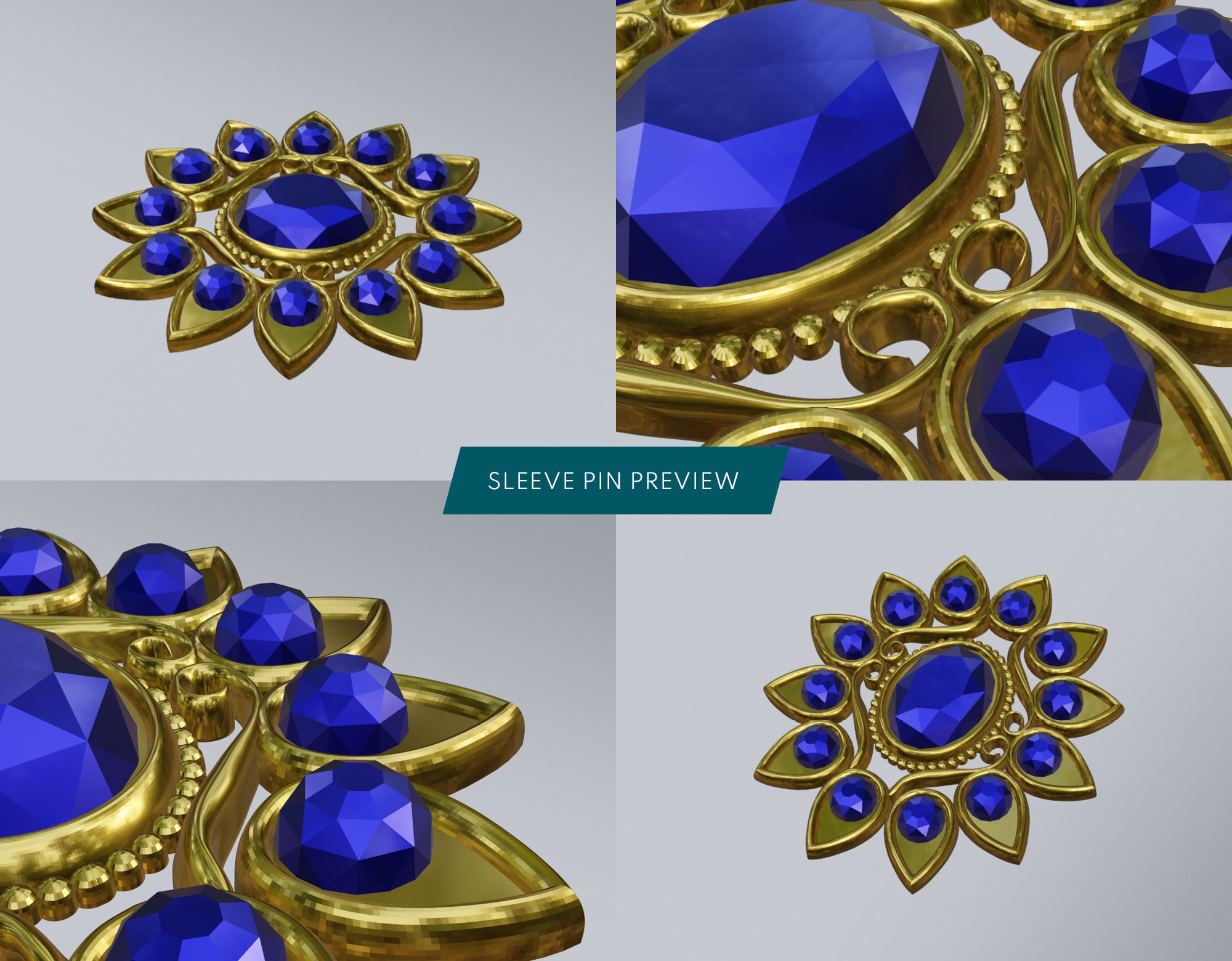 Triss Cosplay Costume Jewelry Accessories 3D File STL Jakcosplay - Etsy