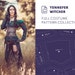 Triss Witcher Cosplay Costume Sewing Pattern/ Blueprint digital PDF ...
