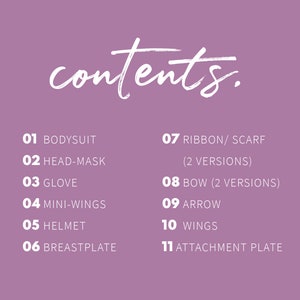 Angewomon Digimon Cosplay Costume Sewing Pattern/ Blueprint - Etsy