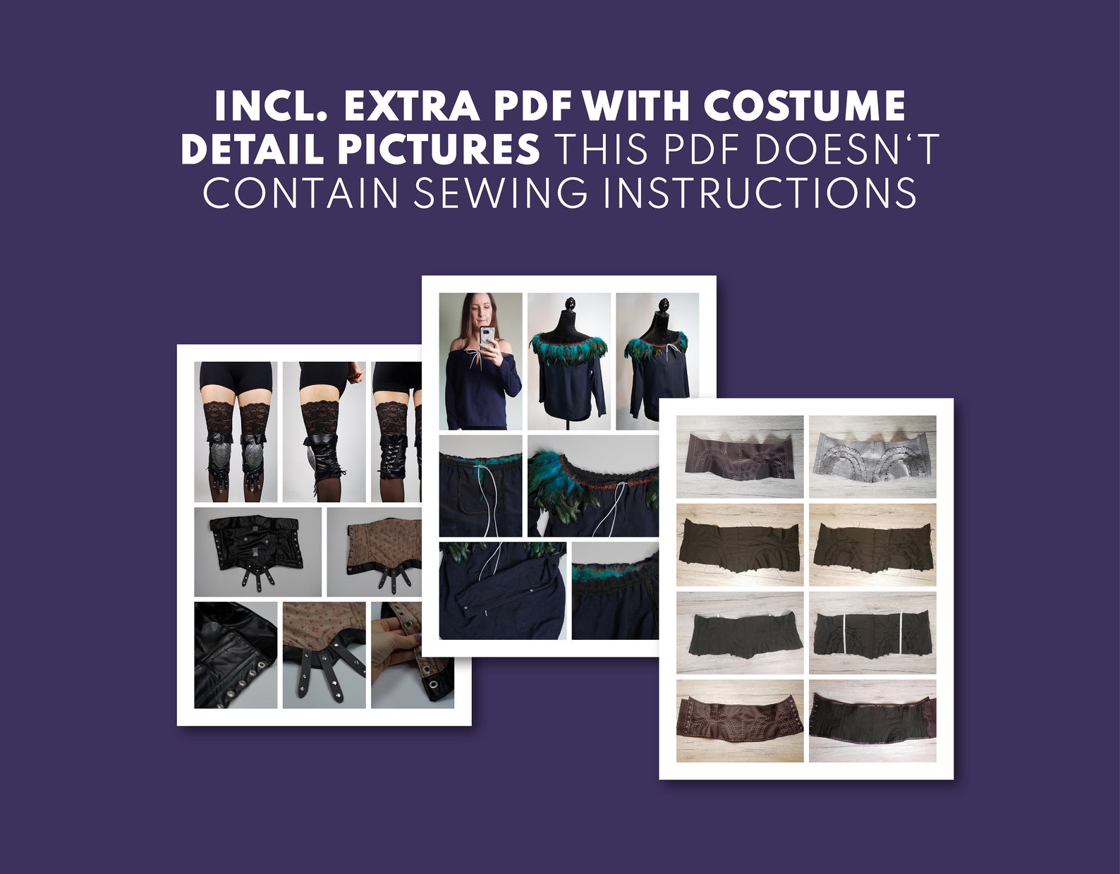 Yennefer Witcher - Cosplay Costume Sewing Pattern/ Blueprint (digital ...