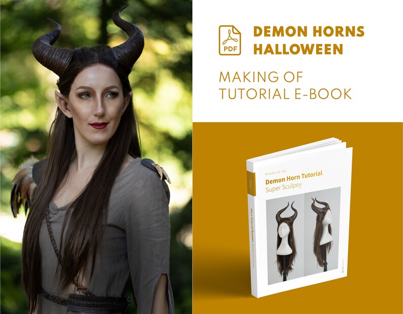 Maleficent Horns Cosplay Costume Tutorial E-book digital PDF Jakcosplay - Etsy