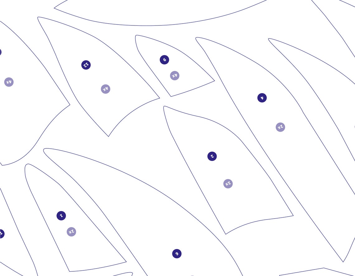 Wings Cosplay Costume Pattern/ Blueprint Tutorial E-book - Etsy