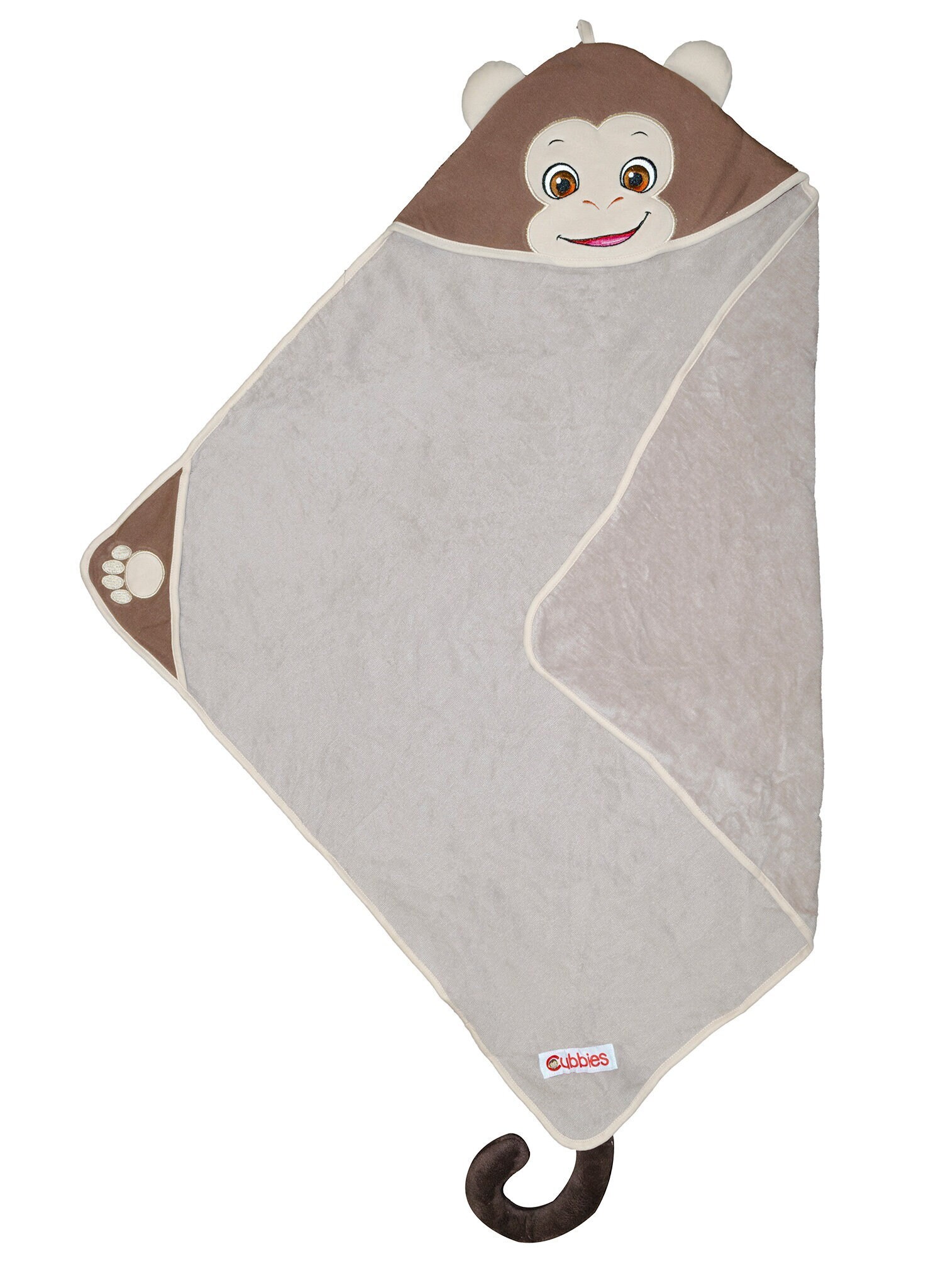 Cubbies Hooded Monkey Towel Personalized - Etsy