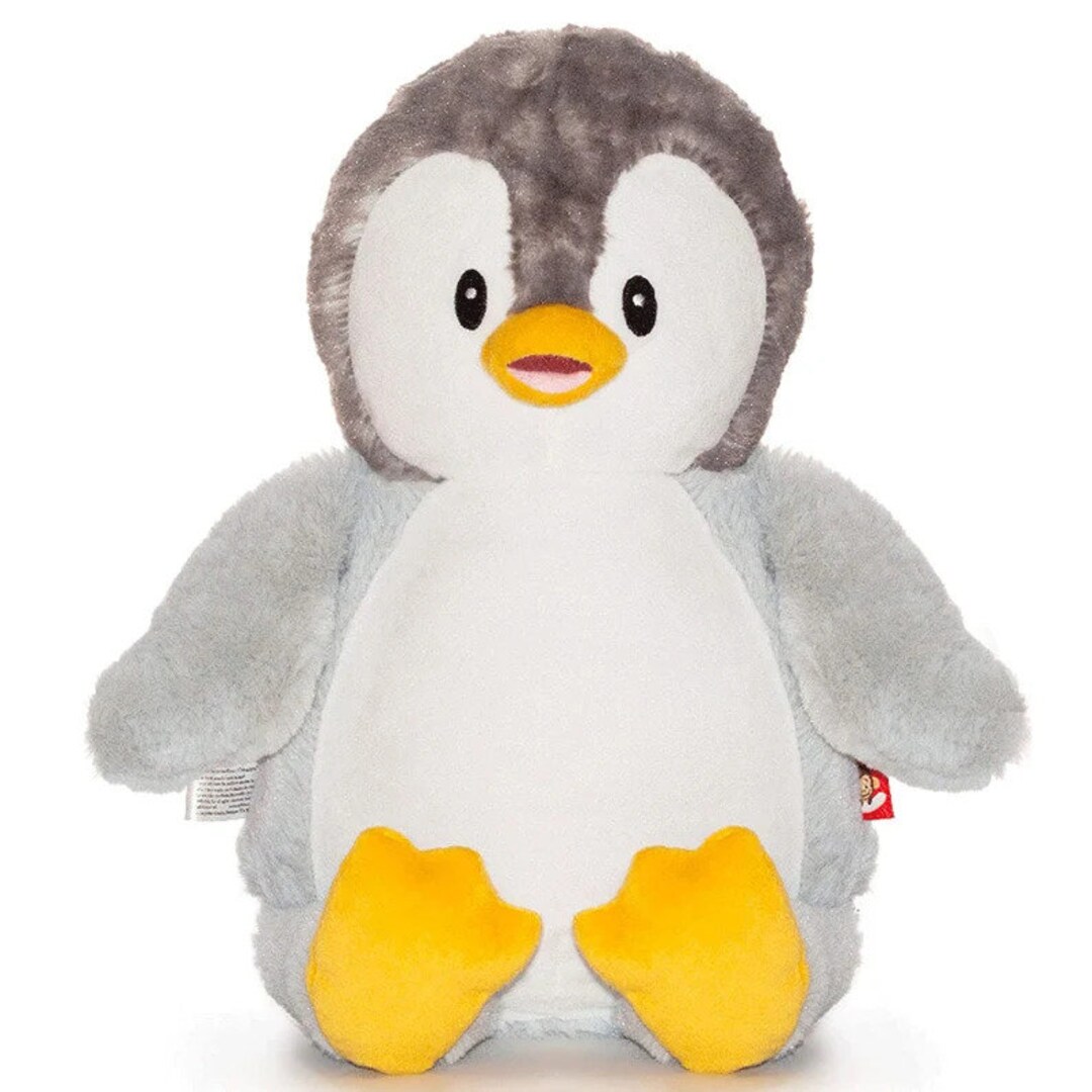 Cubbies Grey Penguin Personalized - Etsy
