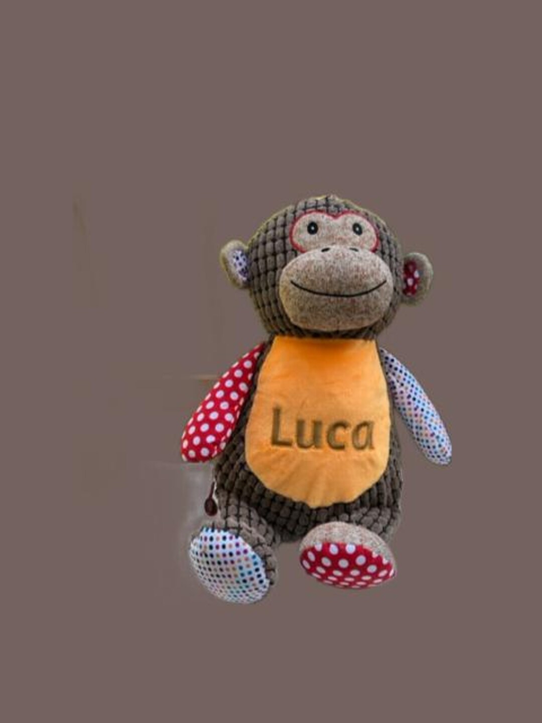 Cubbies Brown Monkey - Personalized - Etsy