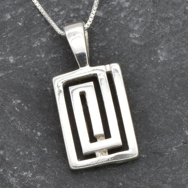 Geometric Pendant - Etsy