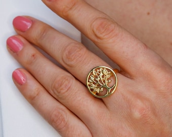 Tree of Life Ring - Etsy