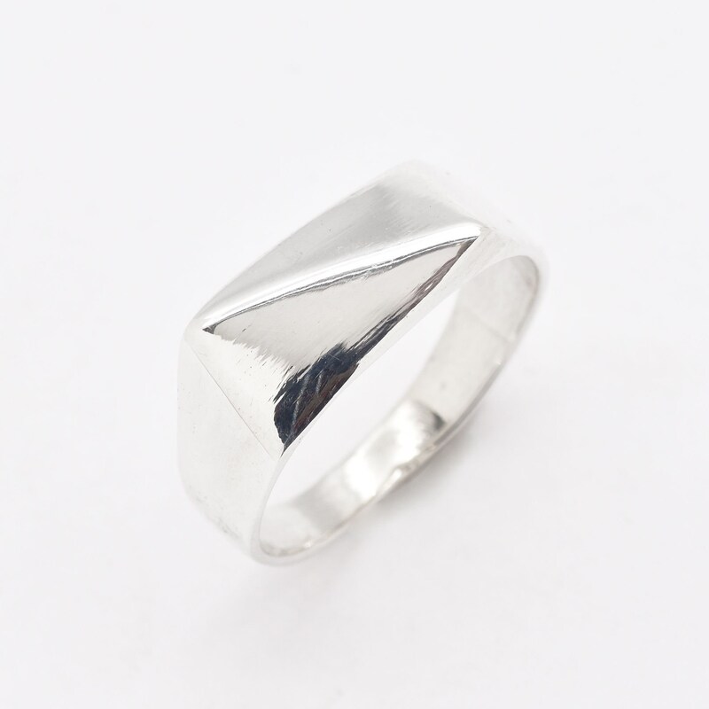 Thick Silver Rings - Etsy