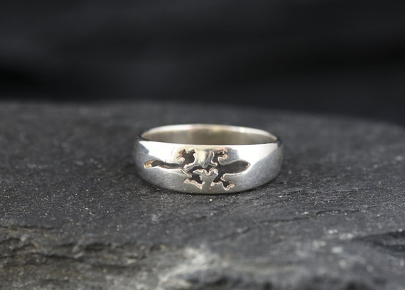 Lizard Ring Animal Ring Reptile Ring Solid Silver Band | Etsy