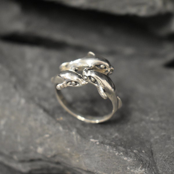 Dolphin Ring - Etsy