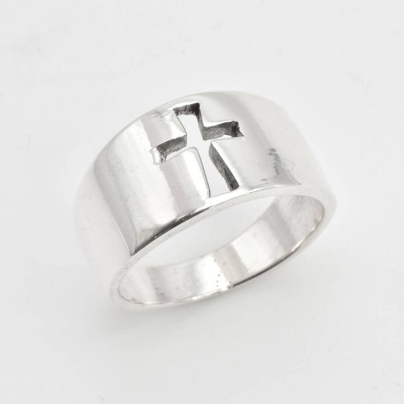 Cross Ring - Etsy