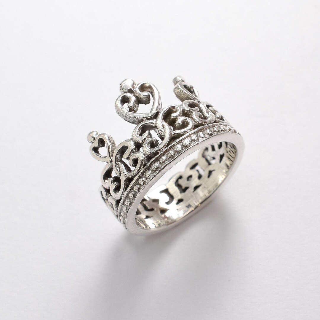 Princess Tiara Ring, Crown Ring, Princess Ring, Pandora Ring, Tiara ...