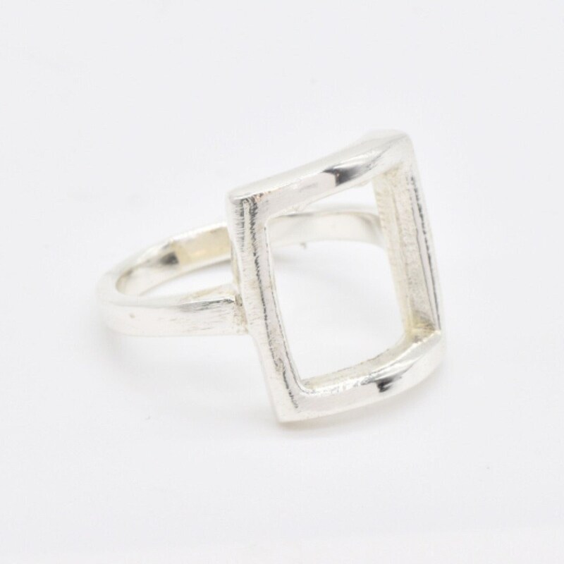 Square Crystal Ring - Etsy
