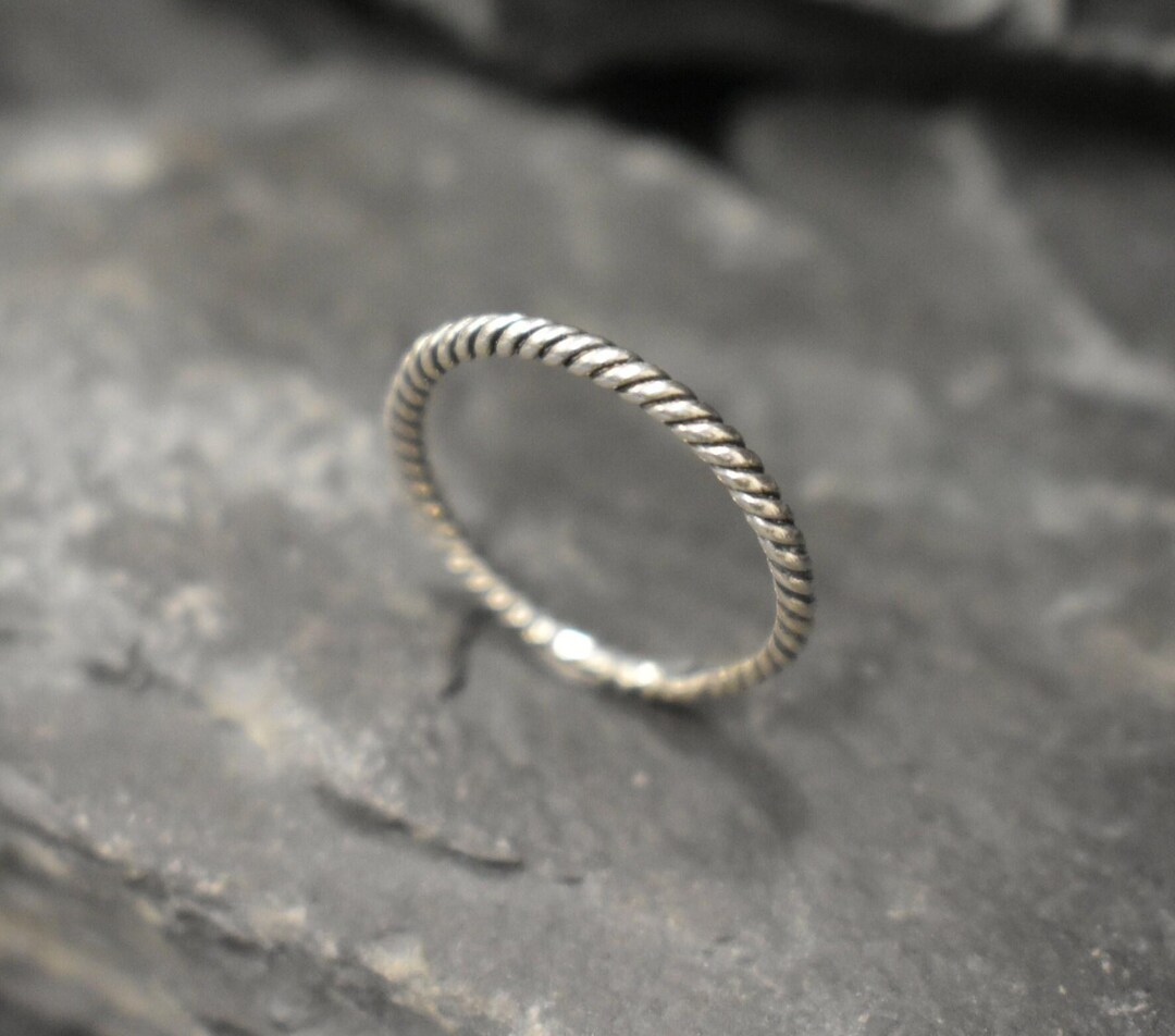 Braided Ring, Silver Ring, Braided Band, Silver Braided Ring, Designer ...