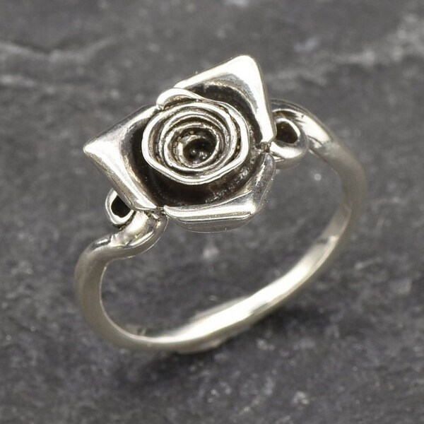 Artistic Silver Ring - Etsy
