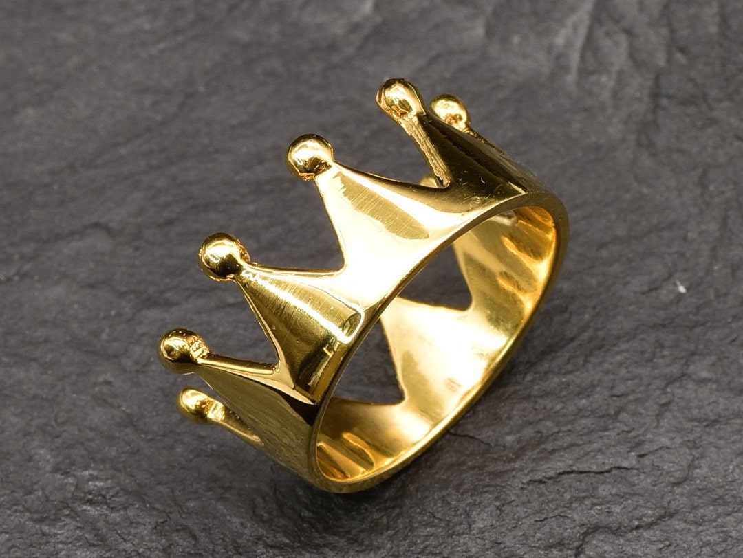 Gold Crown Ring Crown Ring Gold Tiara Ring Tiara Ring - Etsy