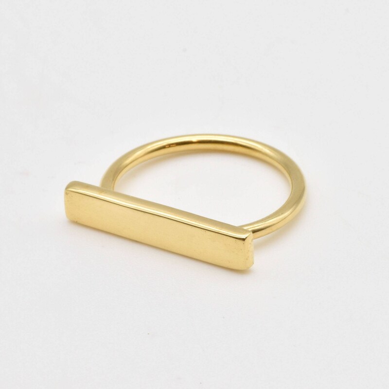 Bar Ring - Etsy