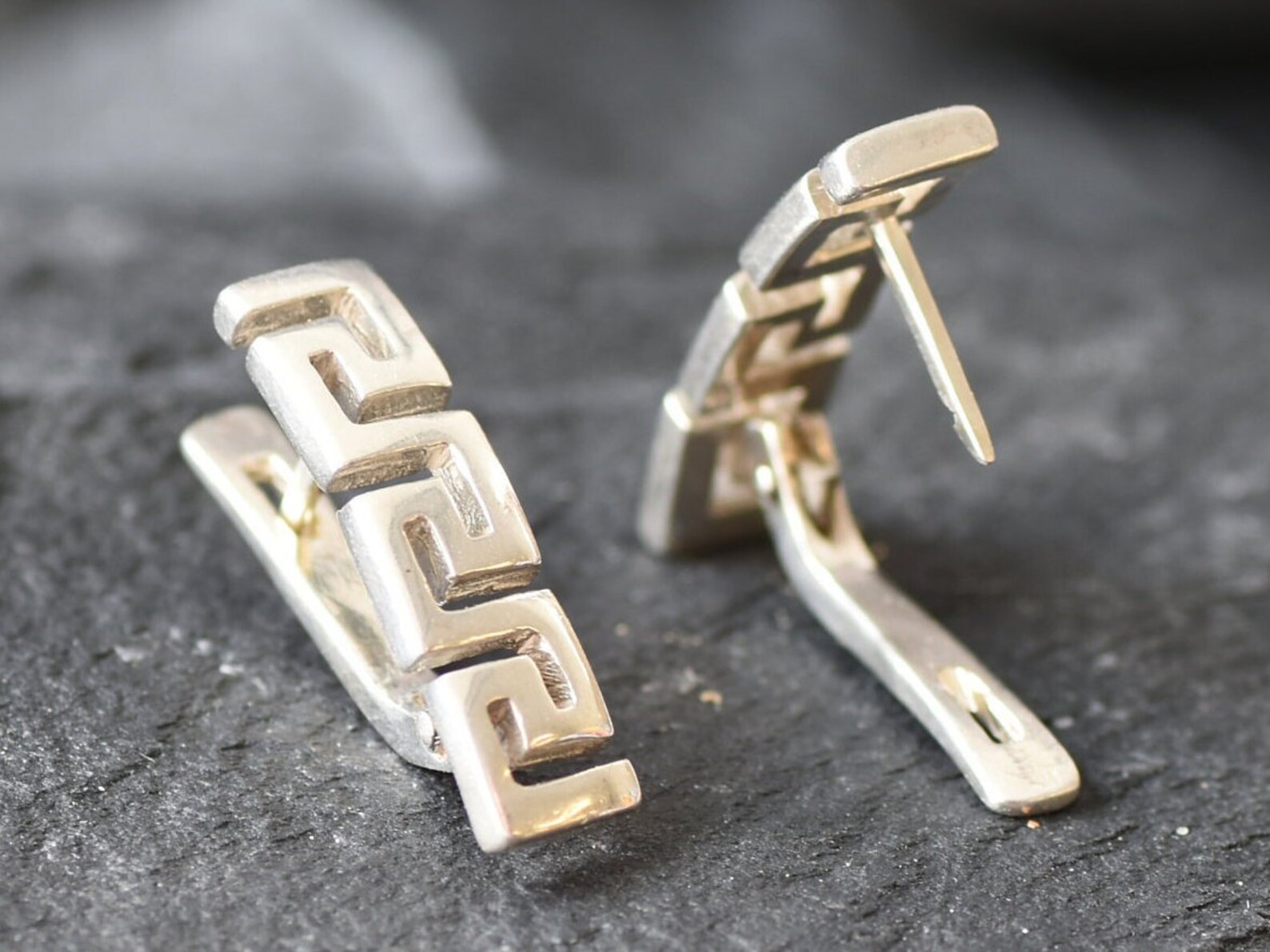 Aztec Earrings Swirl Earrings Tribal Earring Symbolic - Etsy UK