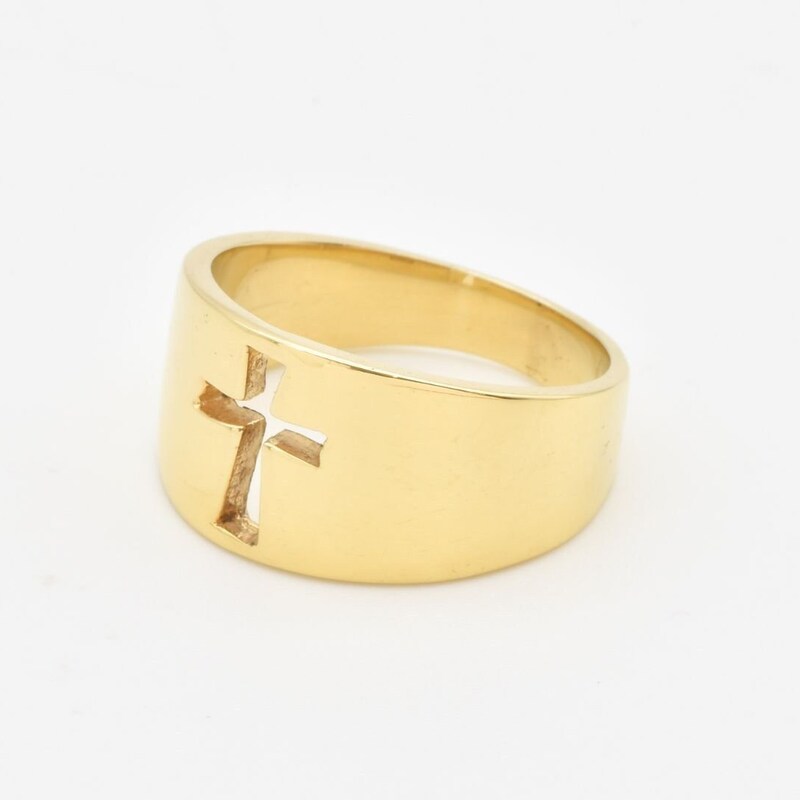Cross Ring - Etsy