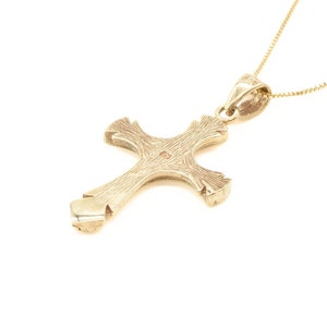 Vintage Cross Pendant, Gold Cross Pendant, Gothic Cross Style, Gothic ...