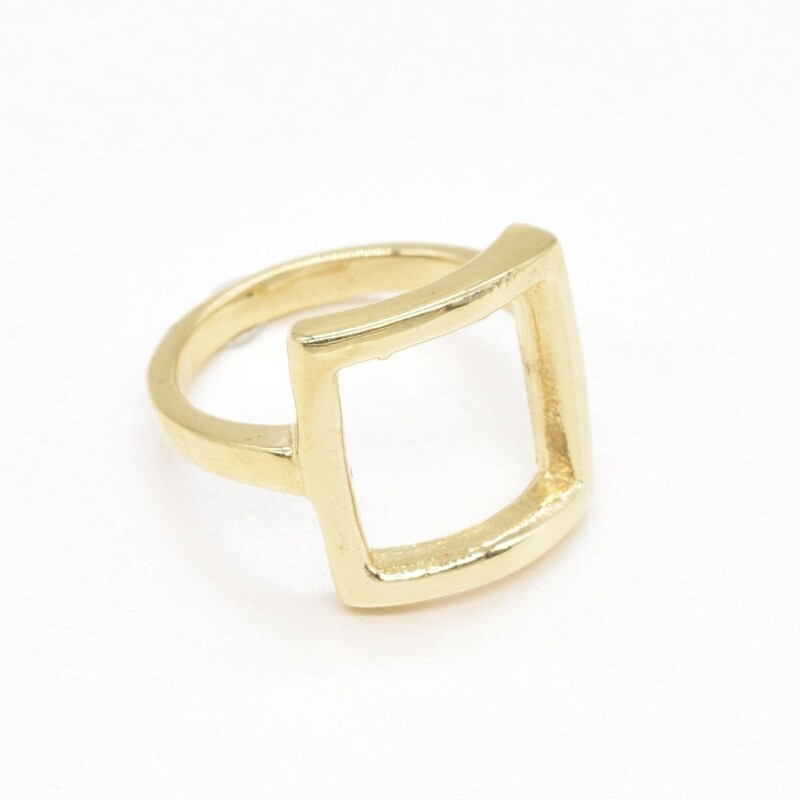 Geometric Shape Ring - Etsy