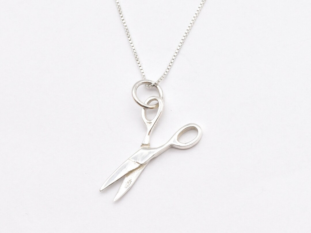 Mini Scissors Pendant, Dainty Cutter Necklace, Cutting Tool Pendant ...