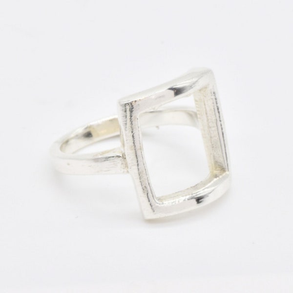 Square Band Ring - Etsy