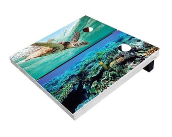 Raven Cornhole Boards Complete Outdoor Game Set With 2 | Etsy