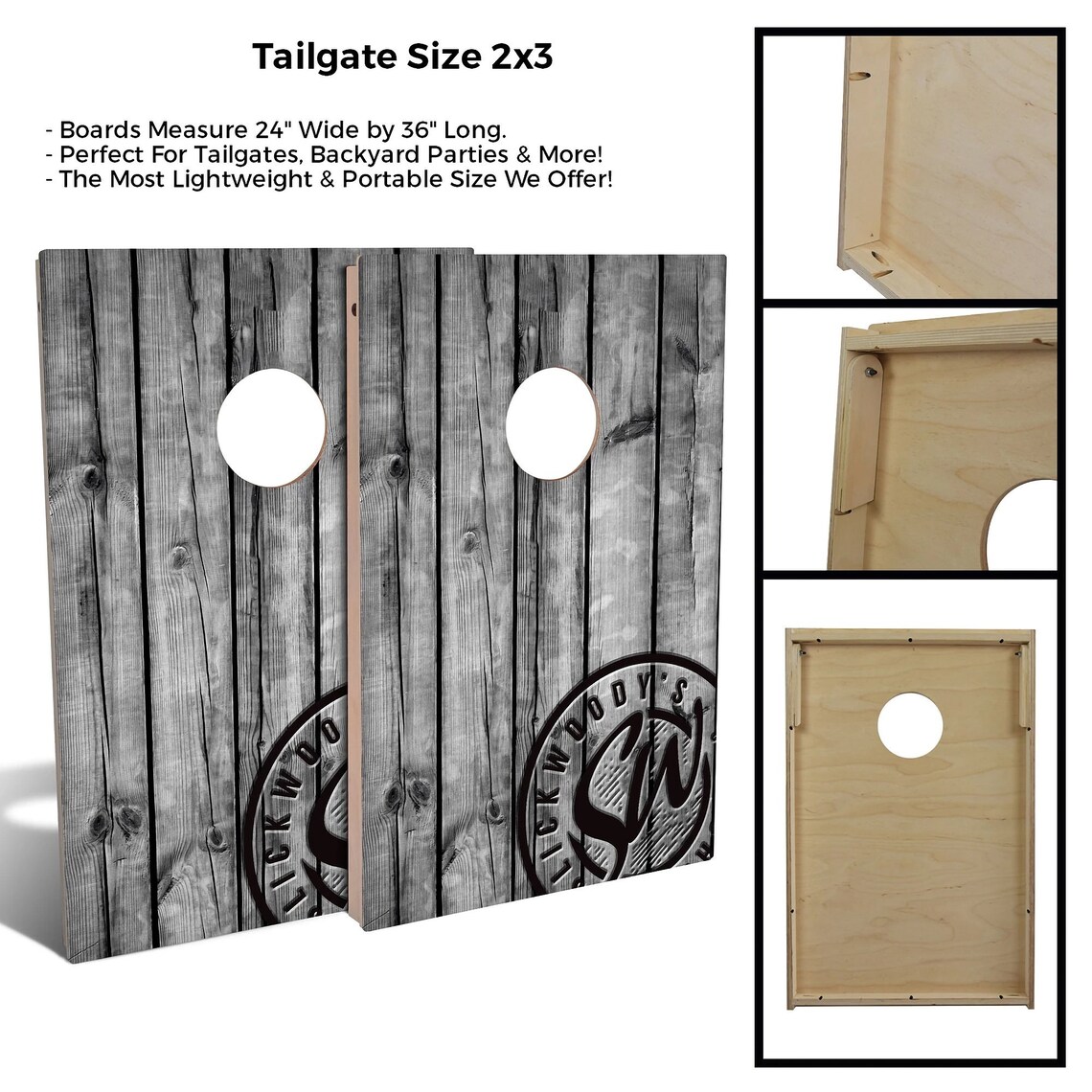 Rustic Gray Barnwood Cornhole Boards Complete Outdoor Game - Etsy