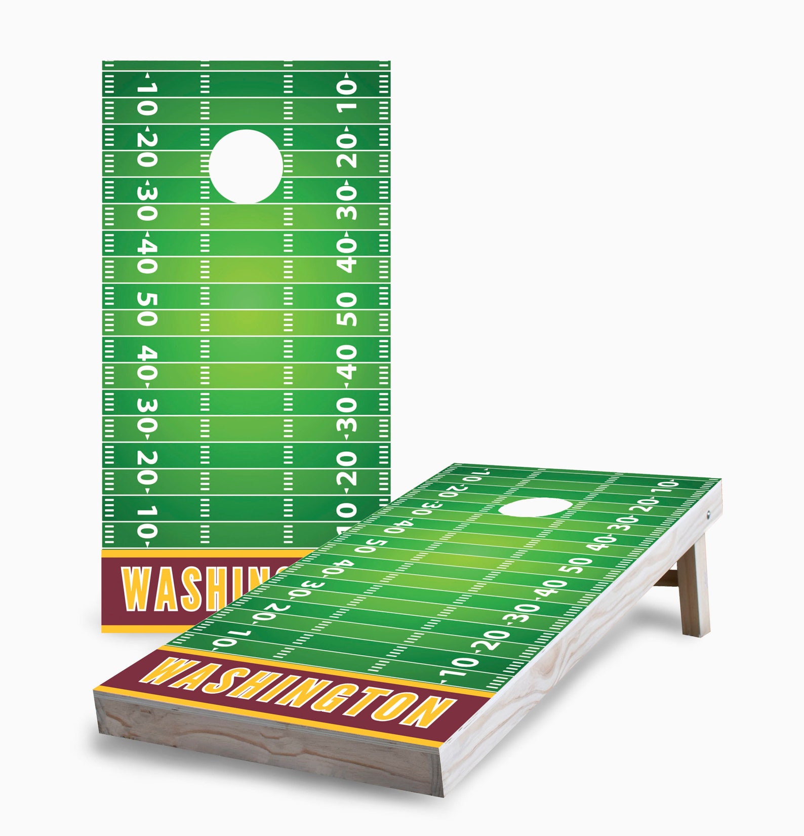 Washington Football Cornhole Boards Complete Outdoor Game Set - Etsy