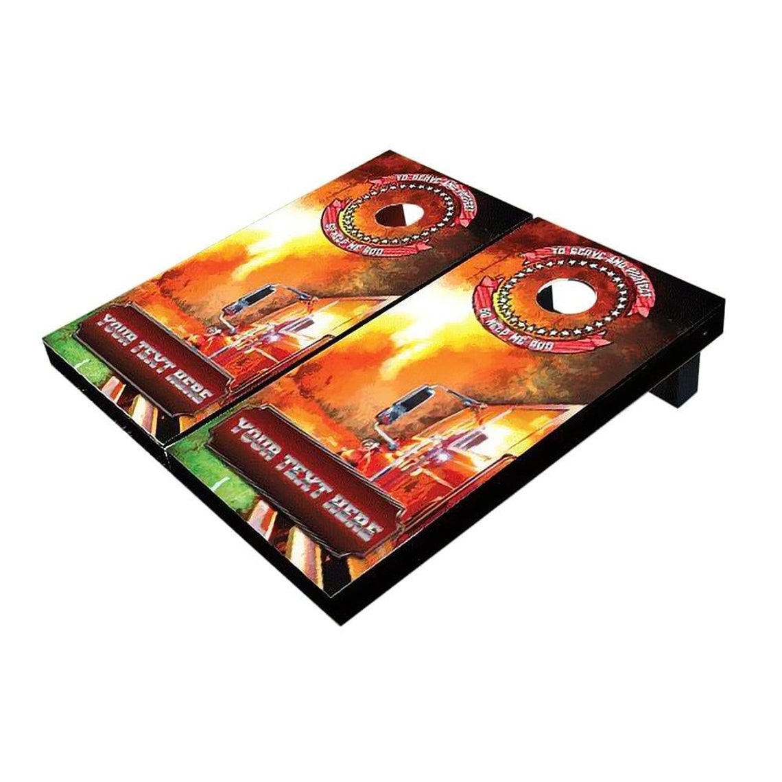 Wild Fire Cornhole Boards Complete Outdoor Game Set With 2 - Etsy