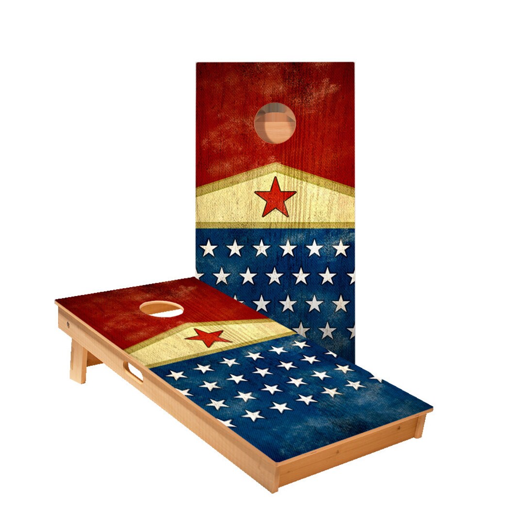 American Star Cornhole Boards, Includes 2 Boards Optional Bags ...